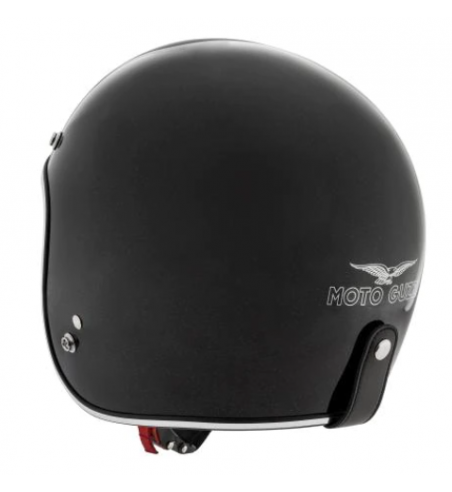 Casque Jet Moto Guzzi Metalflank Noir